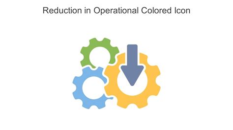 Reduction In Operational Colored Icon In Powerpoint Pptx Png And Editable Eps Format Ppt