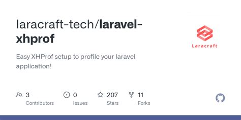 Github Laracraft Techlaravel Xhprof Easy Xhprof Setup To Profile