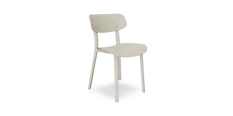 Stacking Chair Couxl Grey Plastic