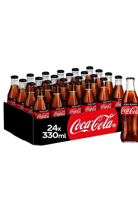 Coca Cola Zero Glass Bottle 25cl X 24 Pack