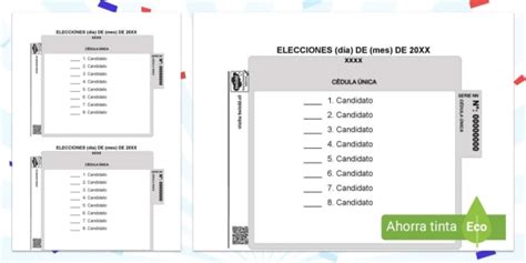 New Plantilla Voto Personalizable Para Chile