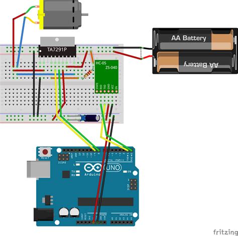 Ta7291p モータードライバと Hc 05 を使ってモーターを無線制御 Moonmile Solutions Blog