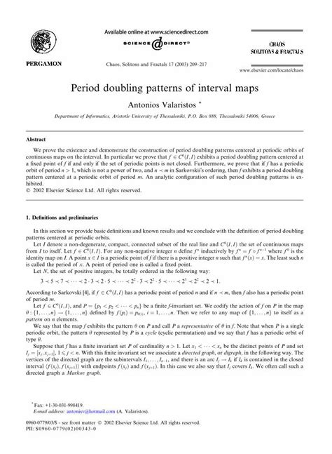 Pdf Period Doubling Patterns Of Interval Maps Dokumentips