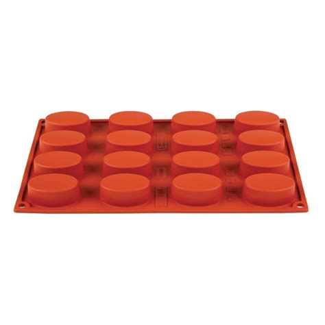 Plaque 16 Ovales En Silicone Pavoni Formaflex