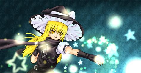 原创 【东方偶像乡】战斗装魔理沙 幽破のイラスト Pixiv