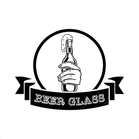 Premium Vector Beer Glass Logo Illustration Vector Design