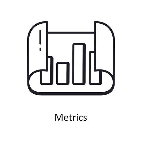 Premium Vector Metrics Outline Doodle Design Illustration Symbol On