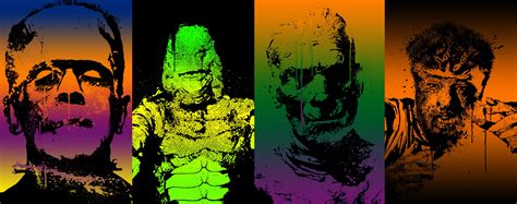 Monsterpopart Pop Art Monster 2 Classic Monsters Nerd Alert Horror