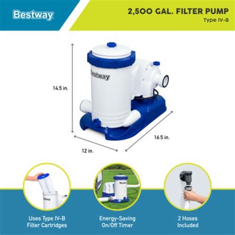 Bestway Flowclear 2500 Gph 120v Above Ground Swimming Pool Water