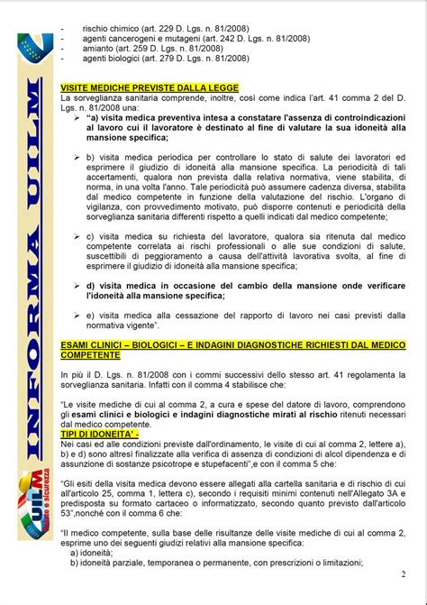 CAMBIO MANSIONE E GIUDIZIO DI IDONEITA ALLA NUOVA MANSIONE Benvenuti