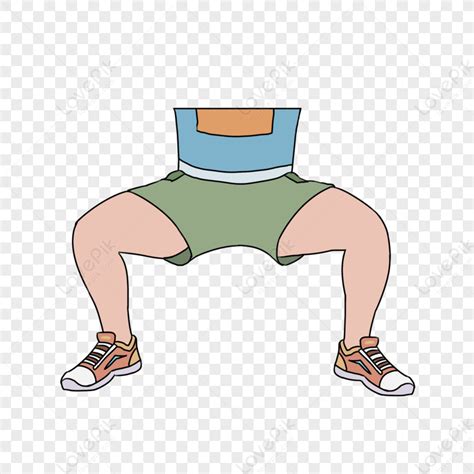 사람들이 쪼그리고 앉는 무릎 클립 일러스트 아트굽힘무릎 관절 Png 일러스트 무료 다운로드 Lovepik