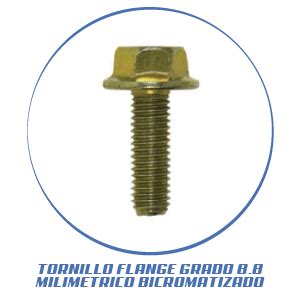 Tornillo Flange Grado 8 8 Milimetrico Bicromatizado Tornicentro