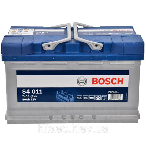 Аккумулятор автомобильный S4 011 80Ач 740А "+" справа Bosch ...