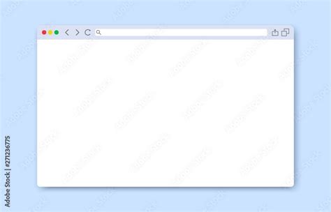 Browser Window Window Internet Browser Concept In Flat Style Template