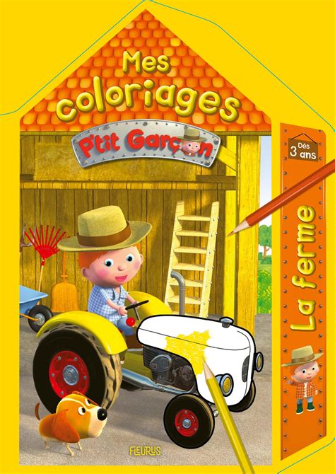 Coloriage maison P tit Garçon La ferme by Fleurus Editions Issuu