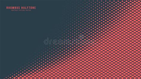 Rhombus Checkers Half Tone Pattern Vector Radial Border Abstract