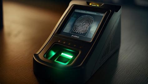 Premium Photo Generative Ai Fingerprint Scanning Biometric
