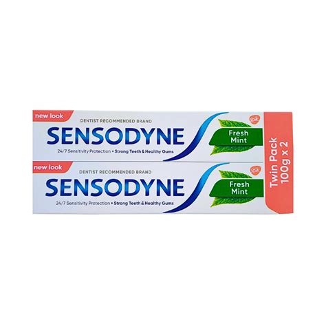 Sensodyne Toothpaste Fresh Mint Value Twin Pack 100g X 2s