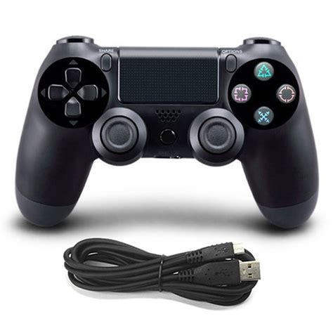 Wired Game Controller For Sony Ps4 Black