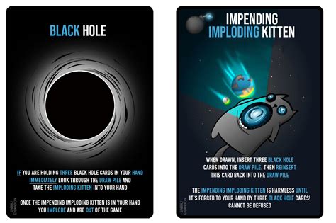 New Custom Ek Cards Impending Imploding Kitten And Black Hole R