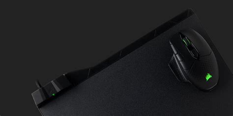 Add Corsair S Dark Core Mouse Qi Charging Mousepad To Your Desk For