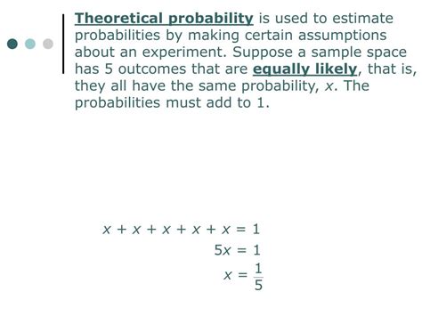PPT Theoretical Probability PowerPoint Presentation Free Download ID