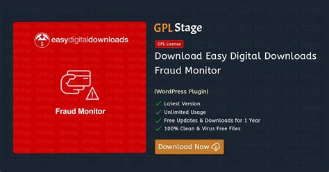 Easy Digital Downloads Fraud Monitor