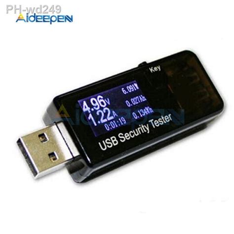 6 In 1 LCD Digital Voltmeter Ammeter 5V 12V USB Tester DC Voltage Meter Current Meter Power