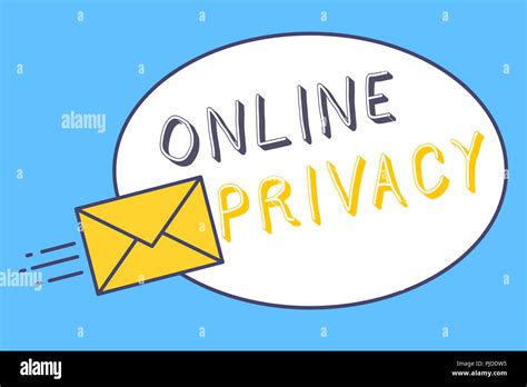 Handwriting Text Online Privacy Concept Meaning Security Level Of