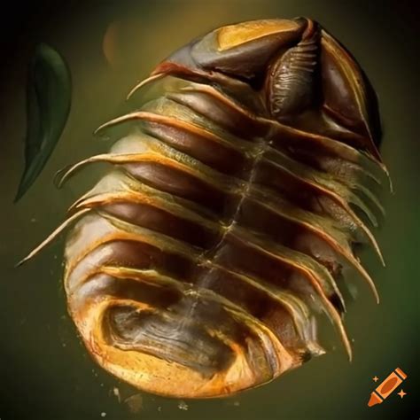 Trilobite Fossil On Craiyon