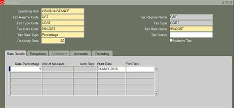 Oracle Application S Blog Part2 Gst Setup In Oracle Apps Gst
