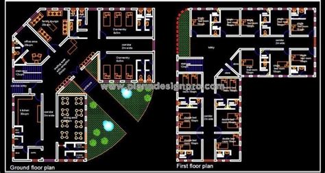 Guest House Design G 1 Building Autocad Plan