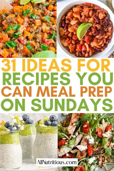 31 Sunday Meal Prep Ideas To Eat Healthy This Week