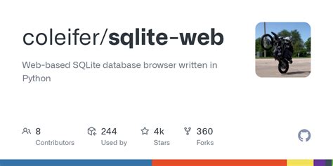 Github Coleifersqlite Web Web Based Sqlite Database Browser Written