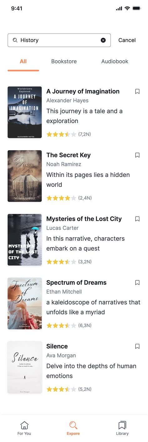 free and customizable book review app template visily