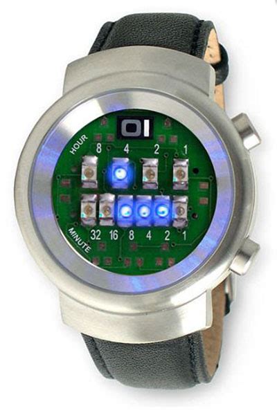 LED Binary Watch GeekAlerts
