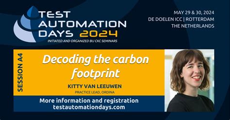 Kitty Van Leeuwen On Linkedin Greenit Testautomation