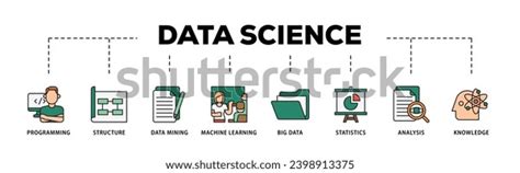 Data Science Infographic Icon Flow Process Stock Vector Royalty Free 2398913375 Shutterstock