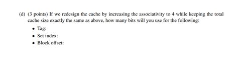 Solved Problem Caches Points Consider A Machine Chegg