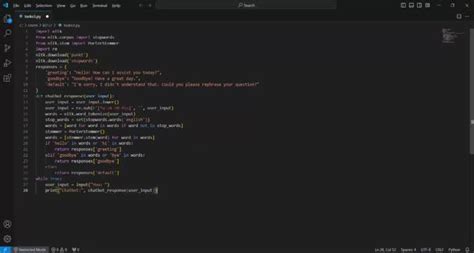 Vaishnavi Nandi On Linkedin Pythonprogramminginternship Chatbot