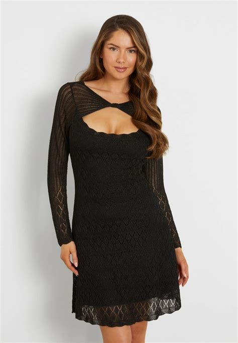 Guess Robe Pull Noir Zalandofr