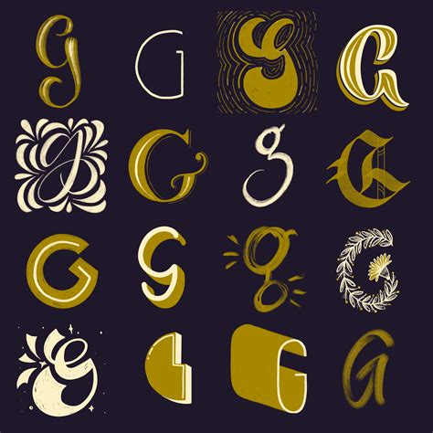 Different Letter G At Bianca Lovett Blog