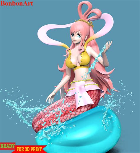 Shirahoshi One Piece Battle Dance 3d Model 3d Printable Cgtrader