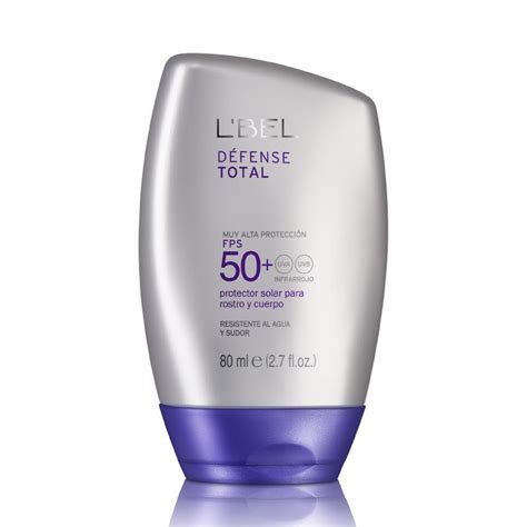 Défense Total Fps50 Protector Solar Para Rostro Y Cuerpo 80ml Lbel