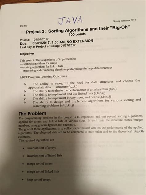 Computer Science Archive April 23 2017 Chegg