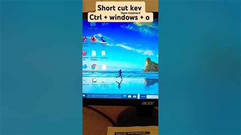 computer short cut key to open the on screen keyboard in windows shorts youtube video ⌨️⌨️🖥️
