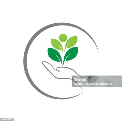 Illustration De La Conception De Licône Du Logo De Lagriculture