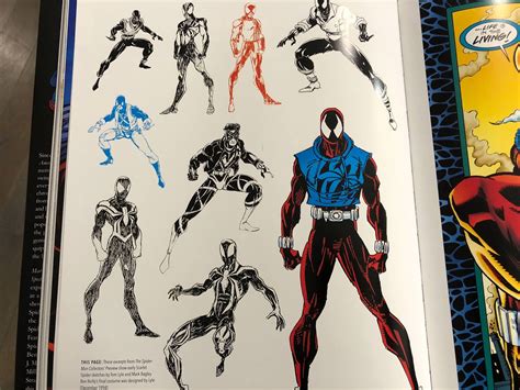 Early Scarlet Spider Sketches By Tom Lyle And Mark Bagley R Spiderman