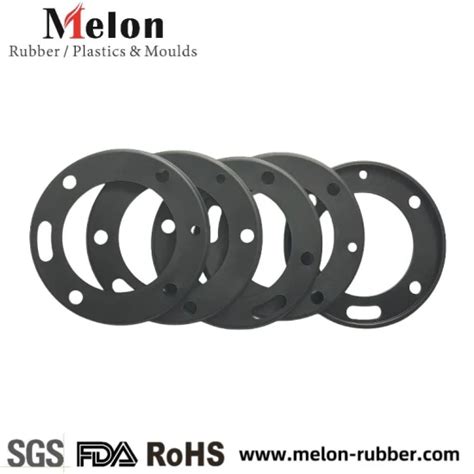 OEM Silicone Rubber Shaped Parts Cr FKM EPDM Molded Rubber Sealing