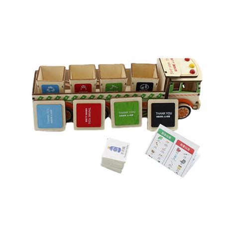 Buy Canight 1 Set With Toys Toy Garbage Wooden Birthday Sorting Cards